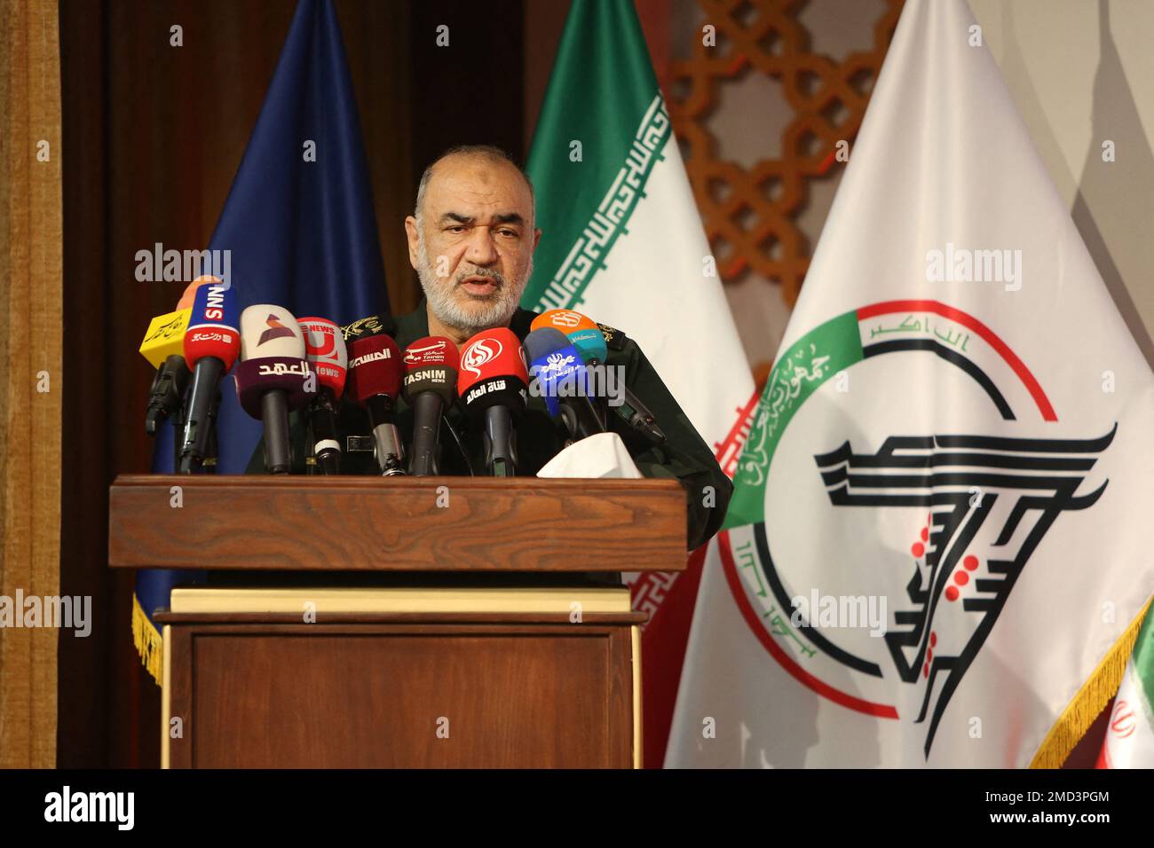 Iranian Commander-in-Chief of the Islamic Revolutionary Guard Corps ...