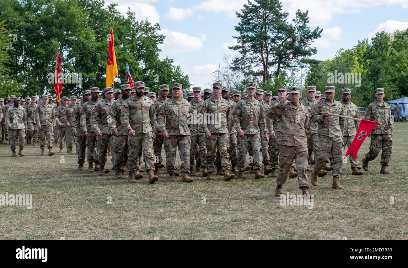 The Headquarters and Headquarters Battery, 10th AAMDC, commanded by ...
