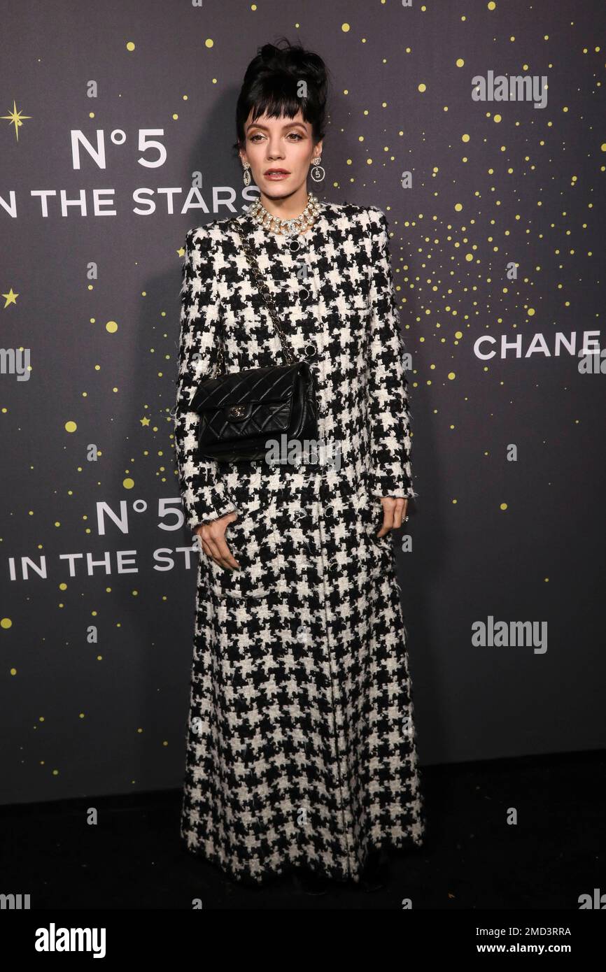 Singer Lily Allen attends the debut celebration for Chanel Nº5 In The ...