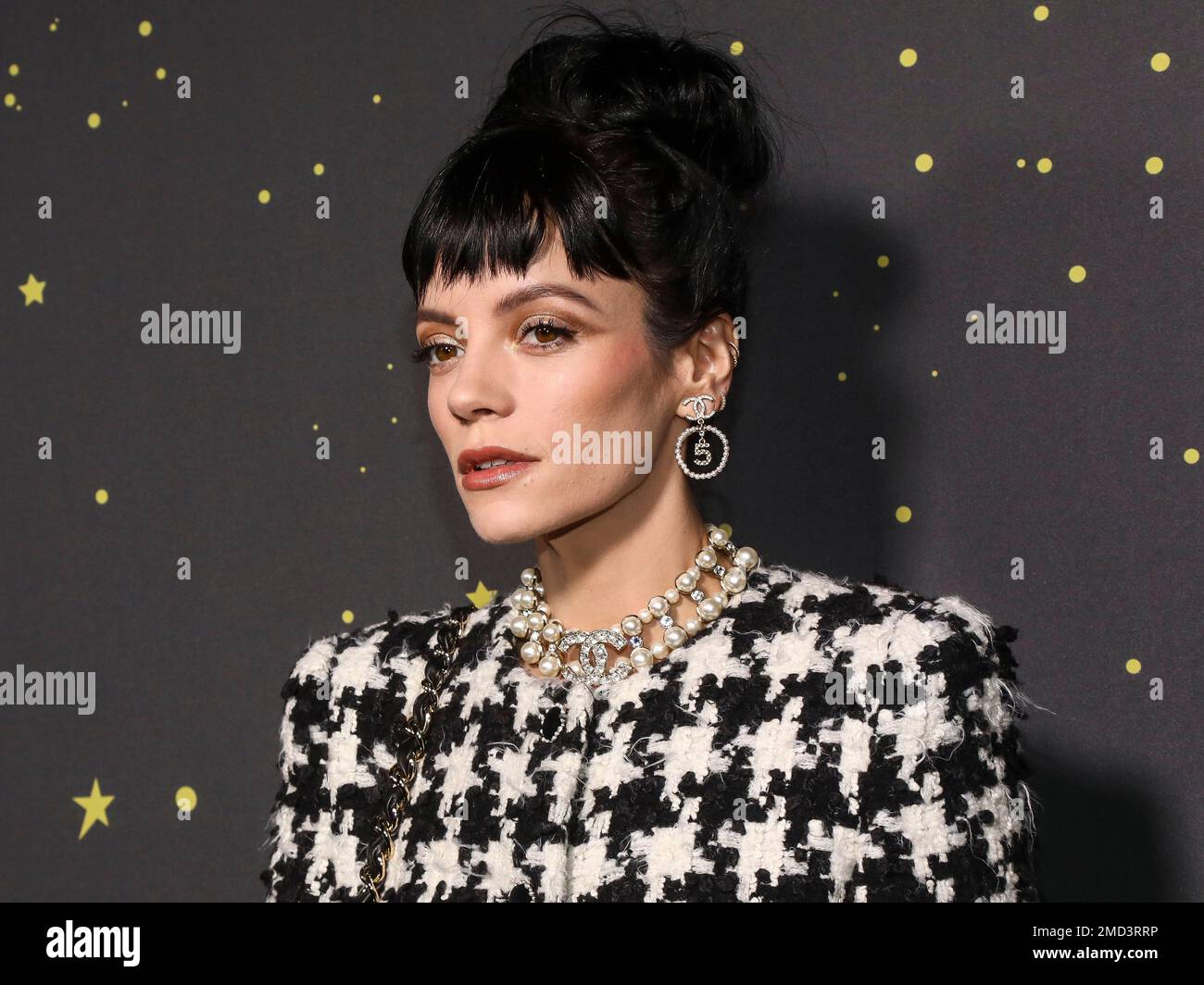 Singer Lily Allen attends the debut celebration for Chanel Nº5 In The ...