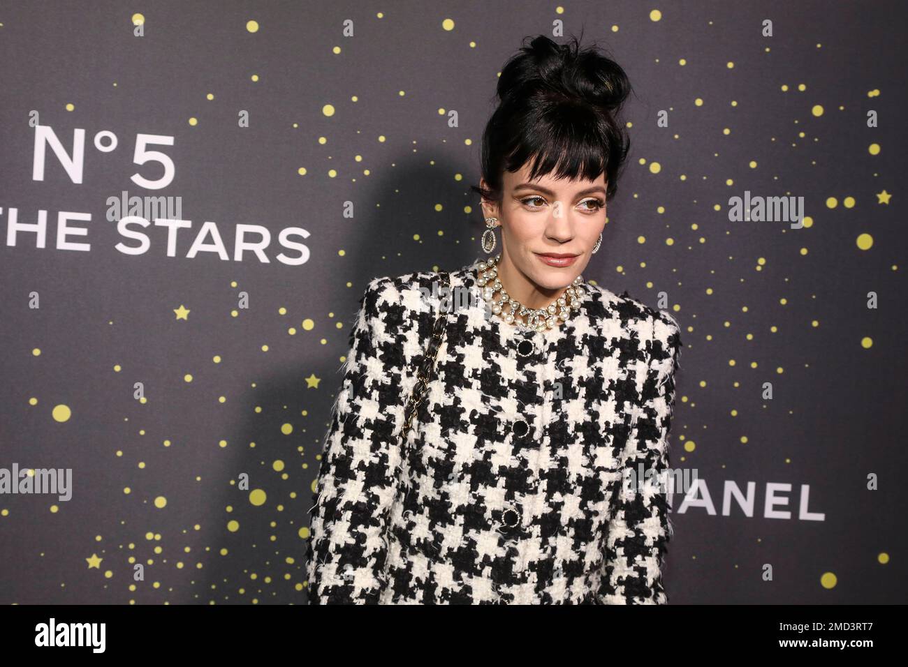 Singer Lily Allen attends the debut celebration for Chanel Nº5 In The ...