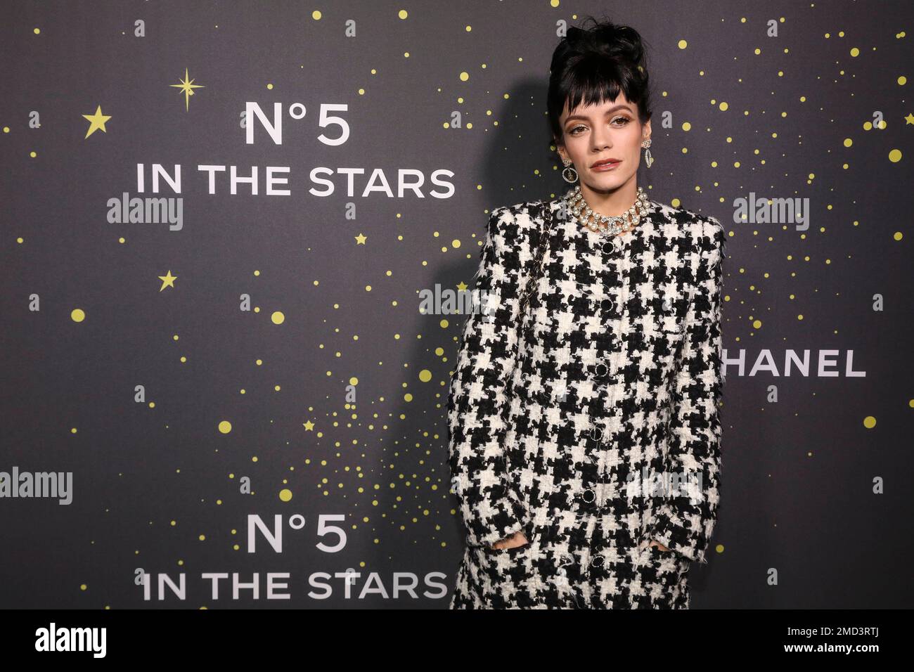 Singer Lily Allen attends the debut celebration for Chanel Nº5 In The ...