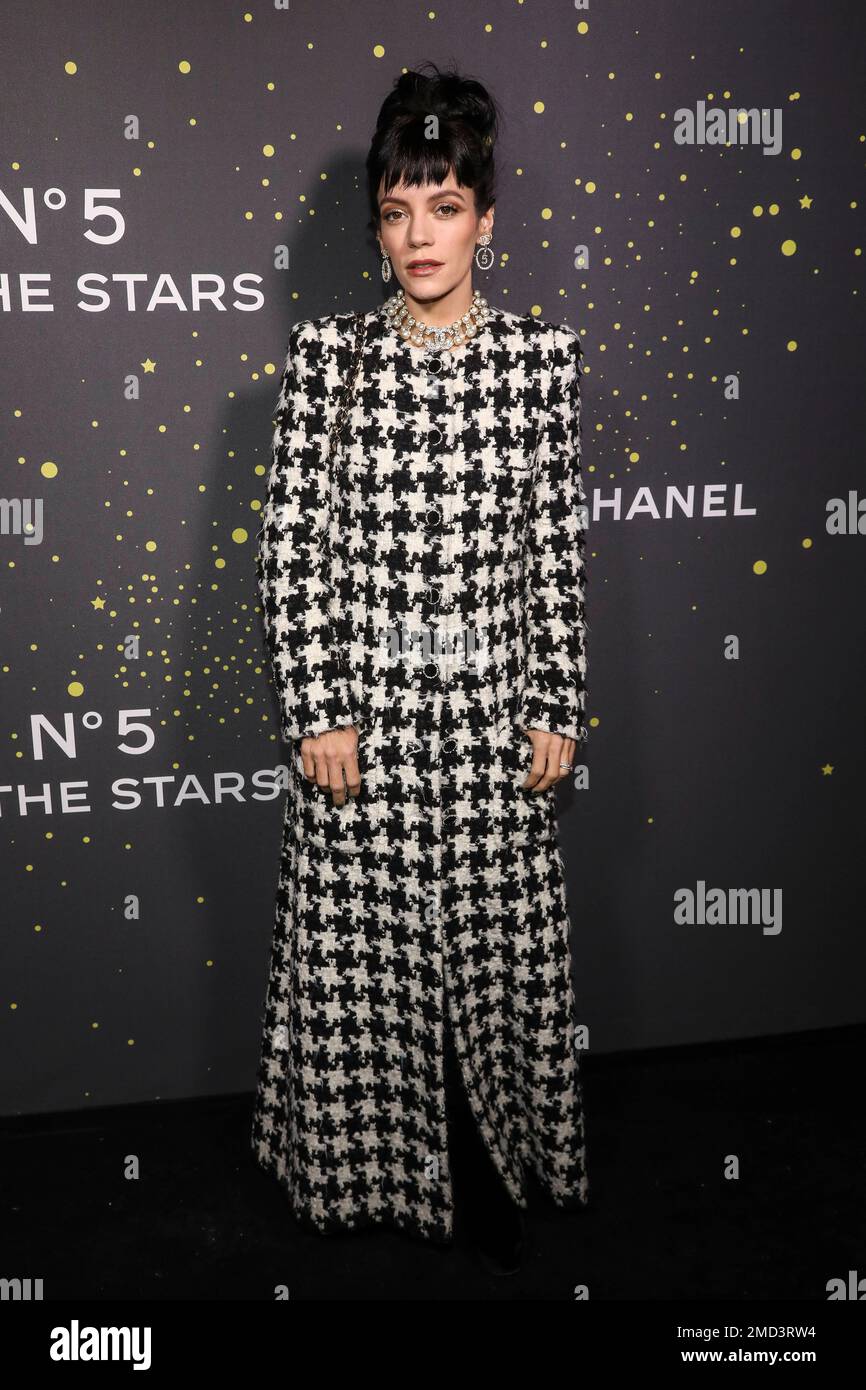 Singer Lily Allen attends the debut celebration for Chanel Nº5 In The ...