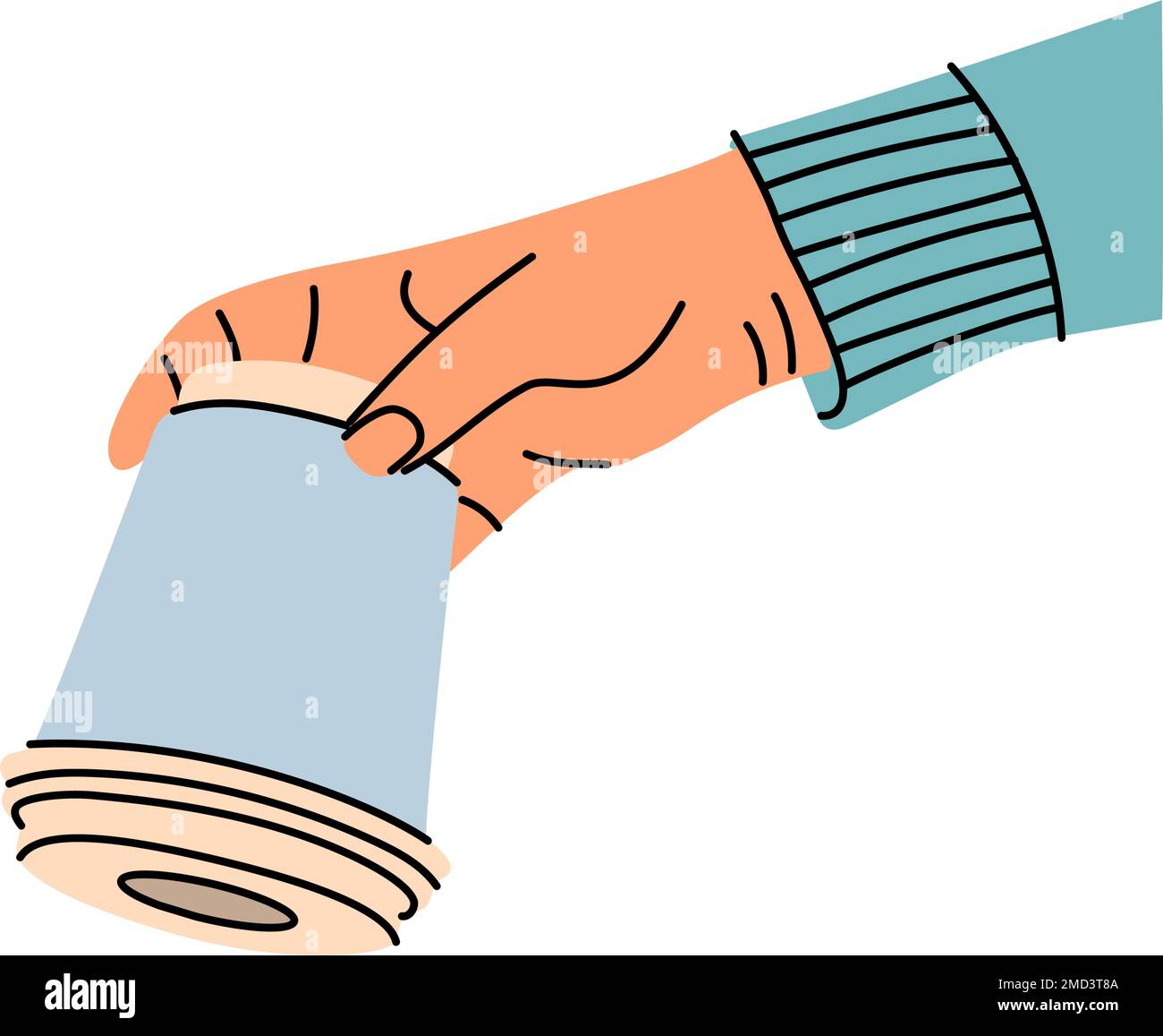 Hand throwing cardboard cup in trash. Takeaway cardboard boxes. Garbage ...