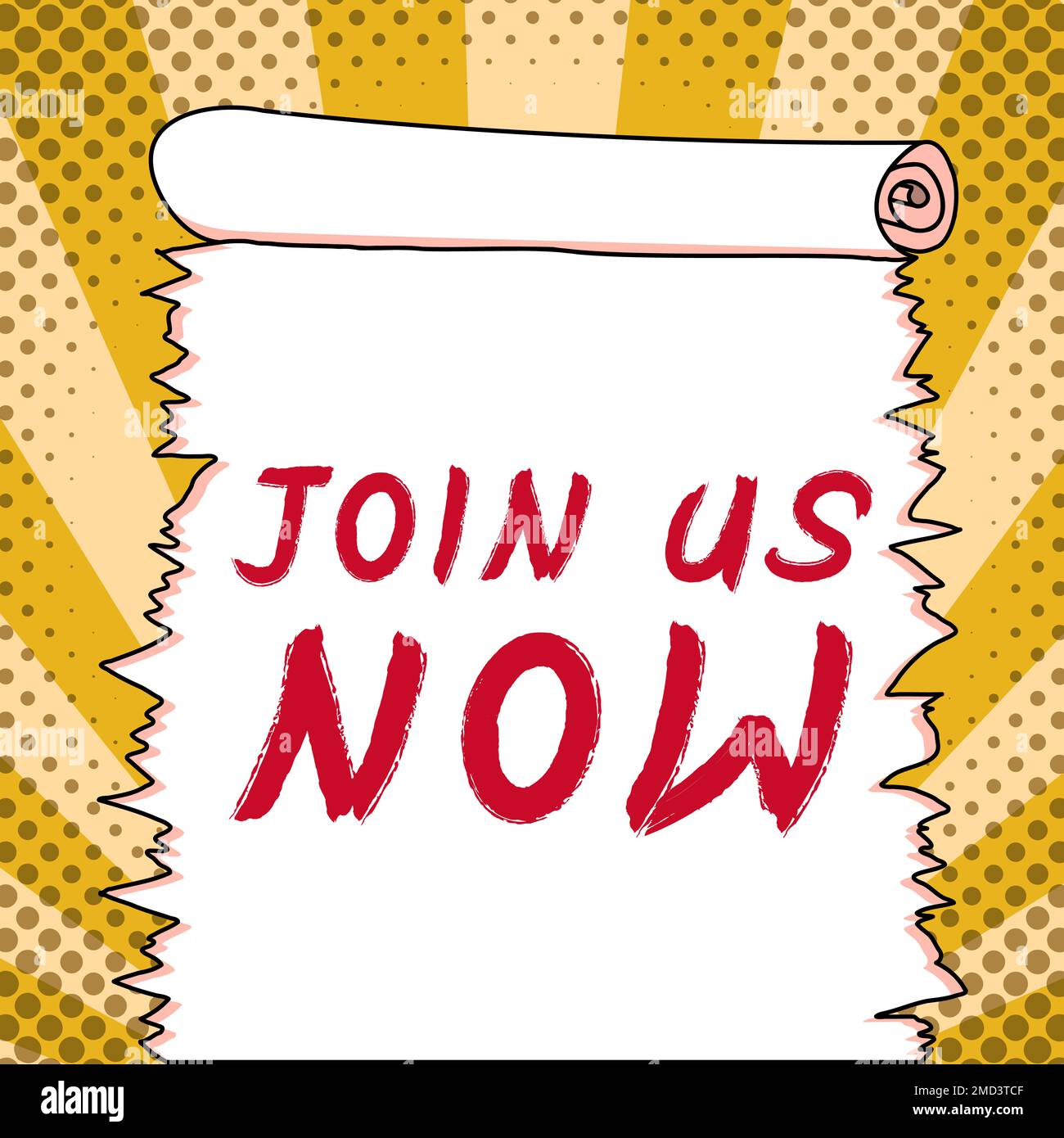 Writing displaying text Join Us Now. Business concept enroll community ...