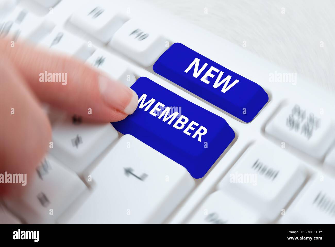 Conceptual caption New Member. Concept meaning recruiting employee to ... Conceptual caption New Member. Concept meaning recruiting employee to ...