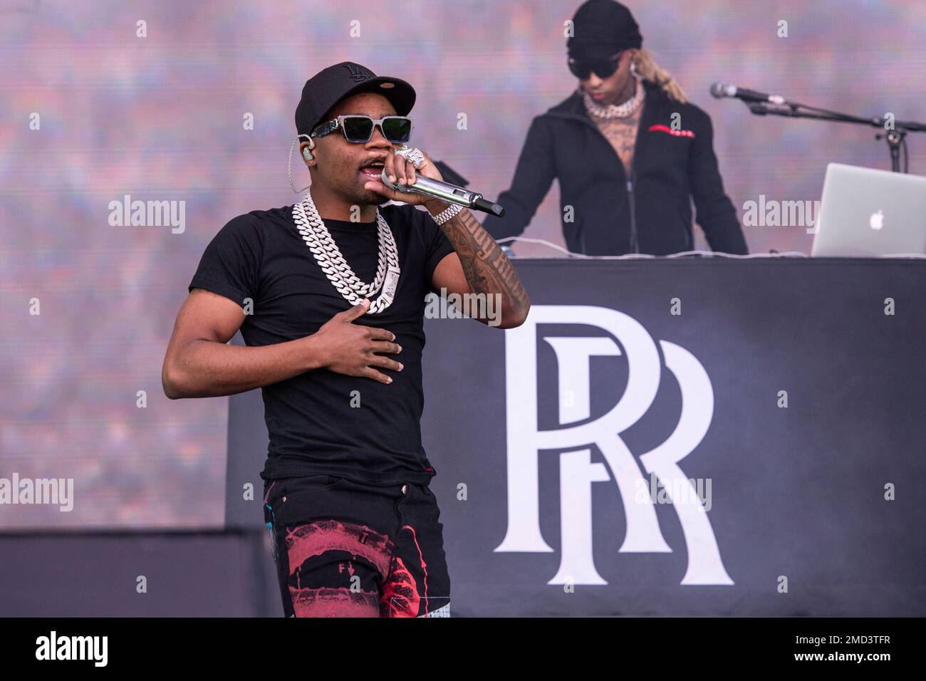 Roddy Ricch performs at day one of the Astroworld Music Festival at NRG ...