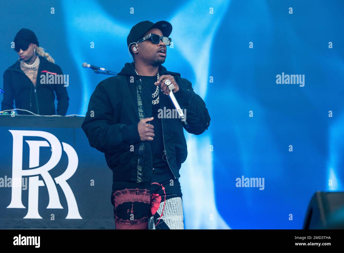 Roddy Ricch performs at day one of the Astroworld Music Festival at NRG ...
