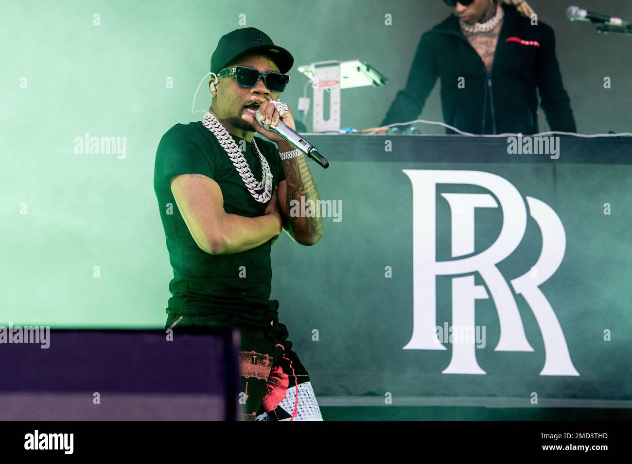 Roddy Ricch performs at day one of the Astroworld Music Festival at NRG ...