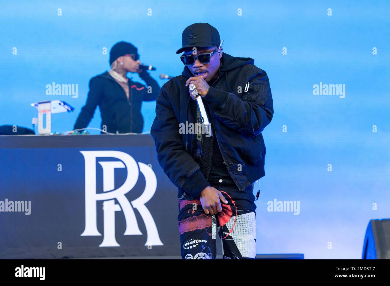 Roddy Ricch performs at day one of the Astroworld Music Festival at NRG ...