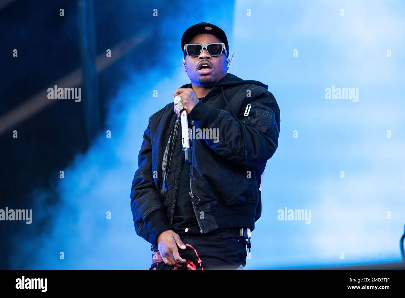 Roddy Ricch performs at day one of the Astroworld Music Festival at NRG ...