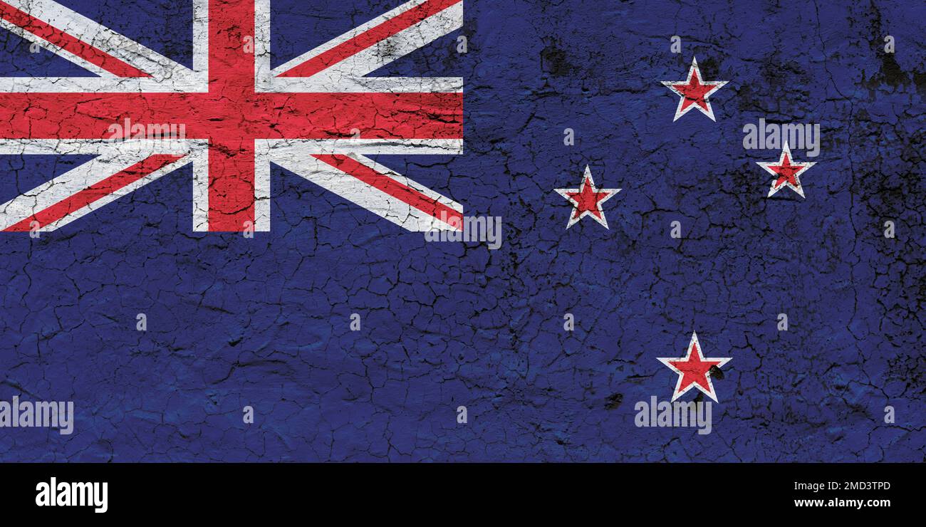 Flag of New Zealand was adopted in 1834 Stock Photo - Alamy