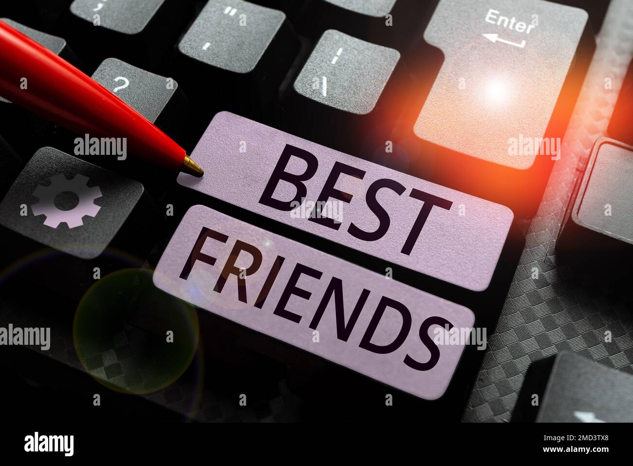 Conceptual caption Best Friends. Word Written on A person you value ...