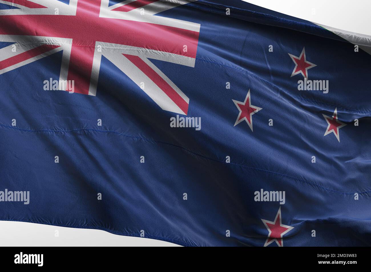 Flag of New Zealand was adopted in 1834 Stock Photo - Alamy