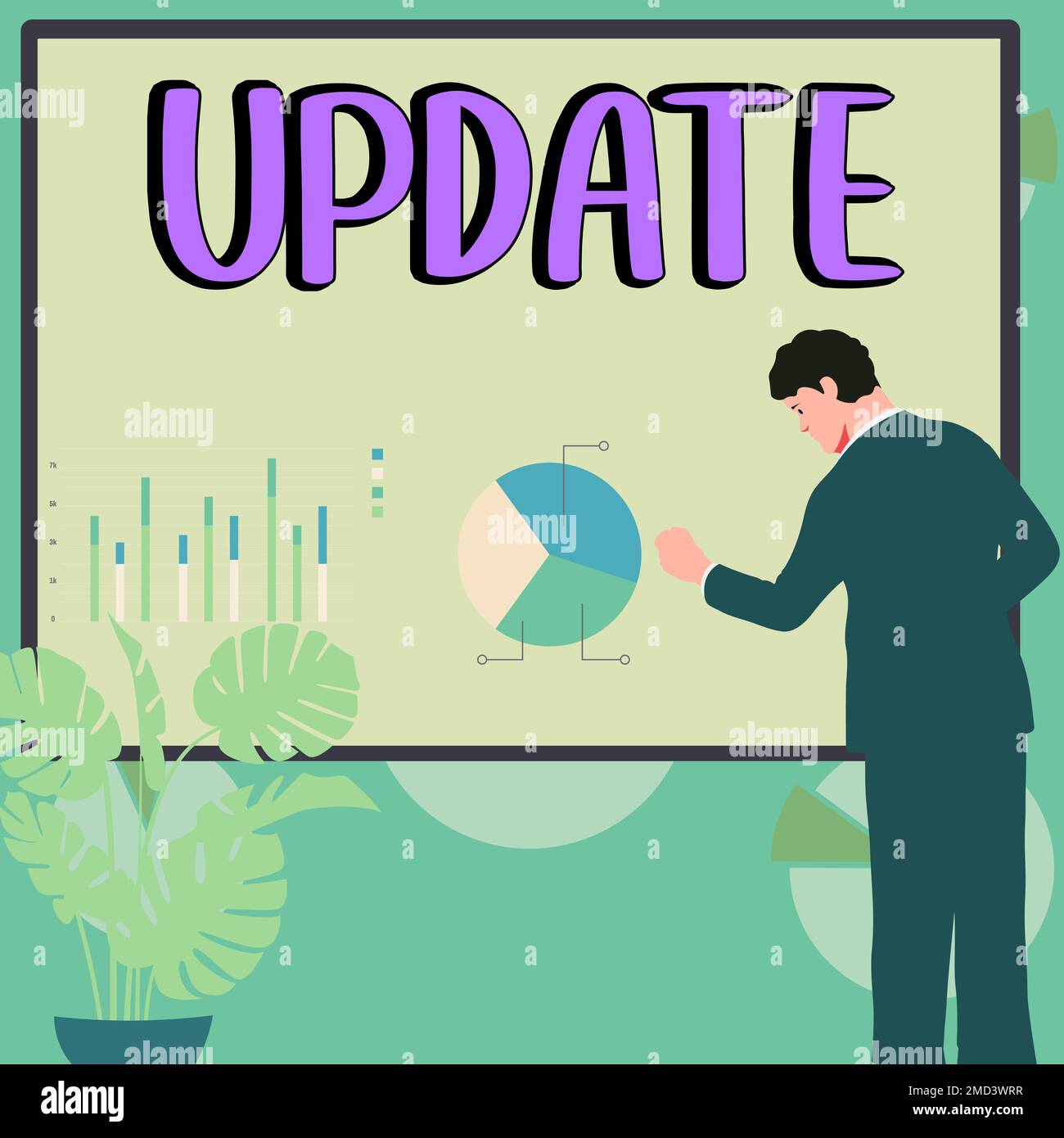 Text caption presenting Update. Business concept Up to date Make something more modern or ...