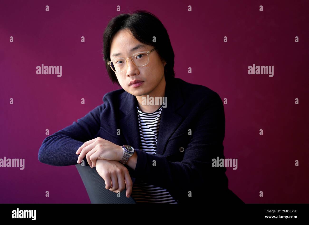Jimmy O. Yang, a co-founder of the Crab Club production company, poses ...
