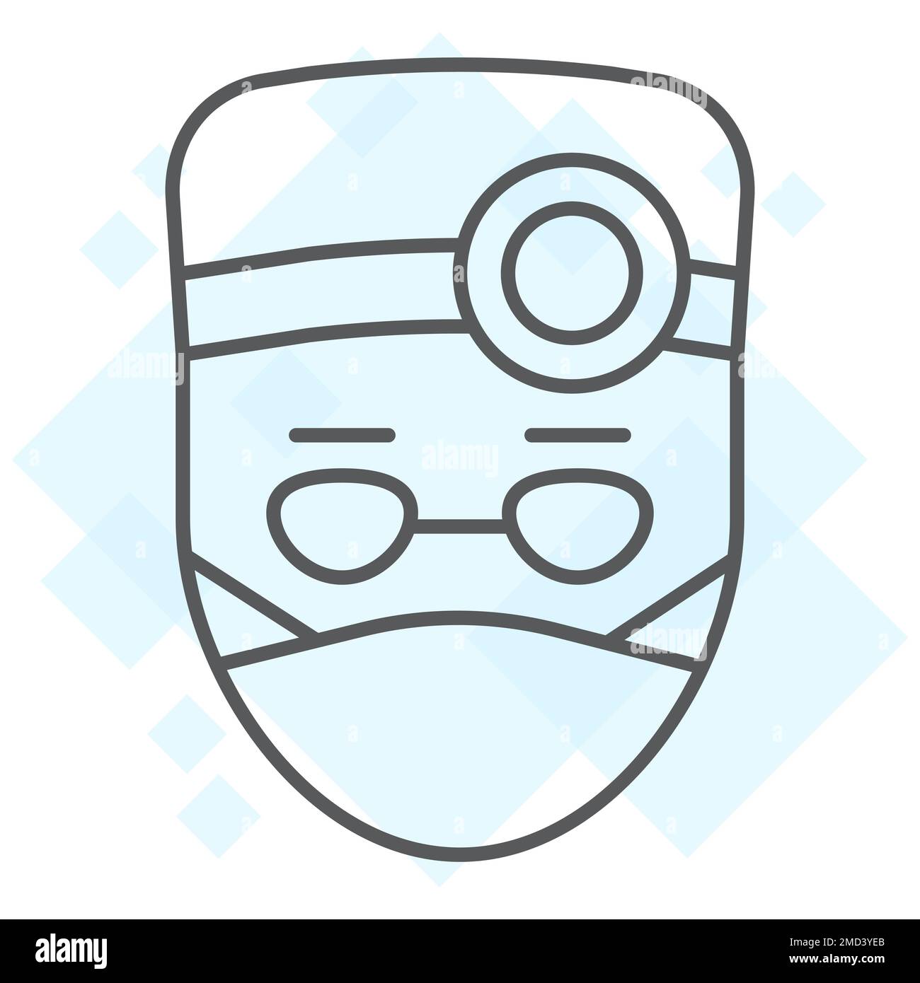 Doctor thin line icon, stomatology and dentist, medical sign vector ...