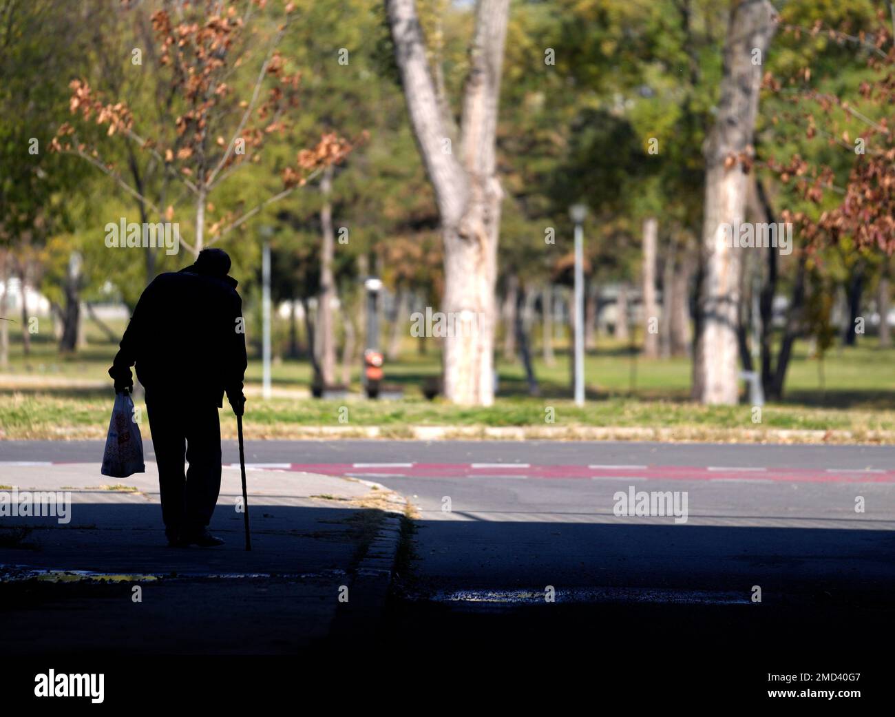 A man leaves a bus being used as a mobile help center for the homeless ...