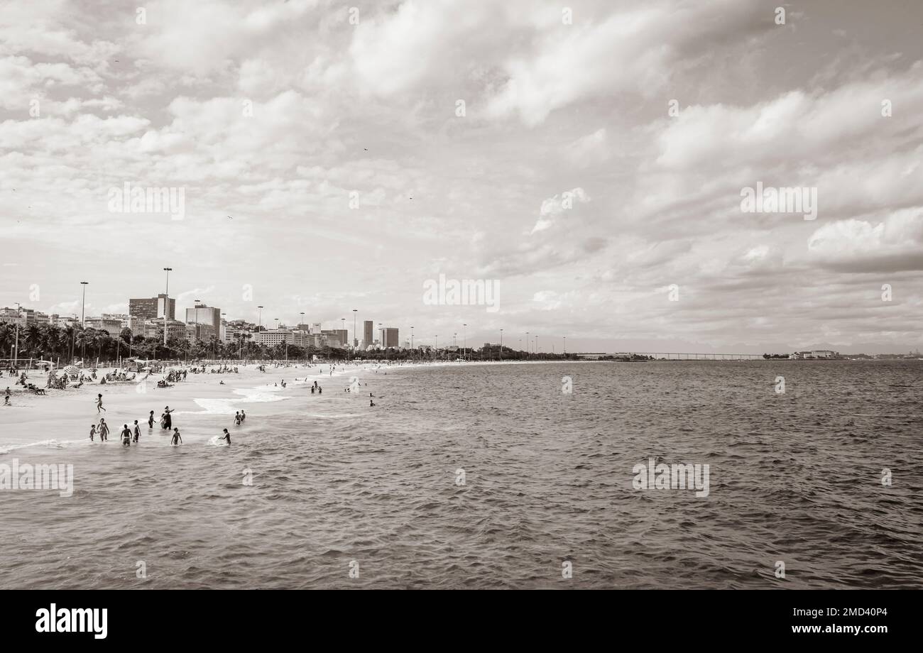 Rio de Janeiro Brazil 18. October 2020 People and tourist have fun on ...