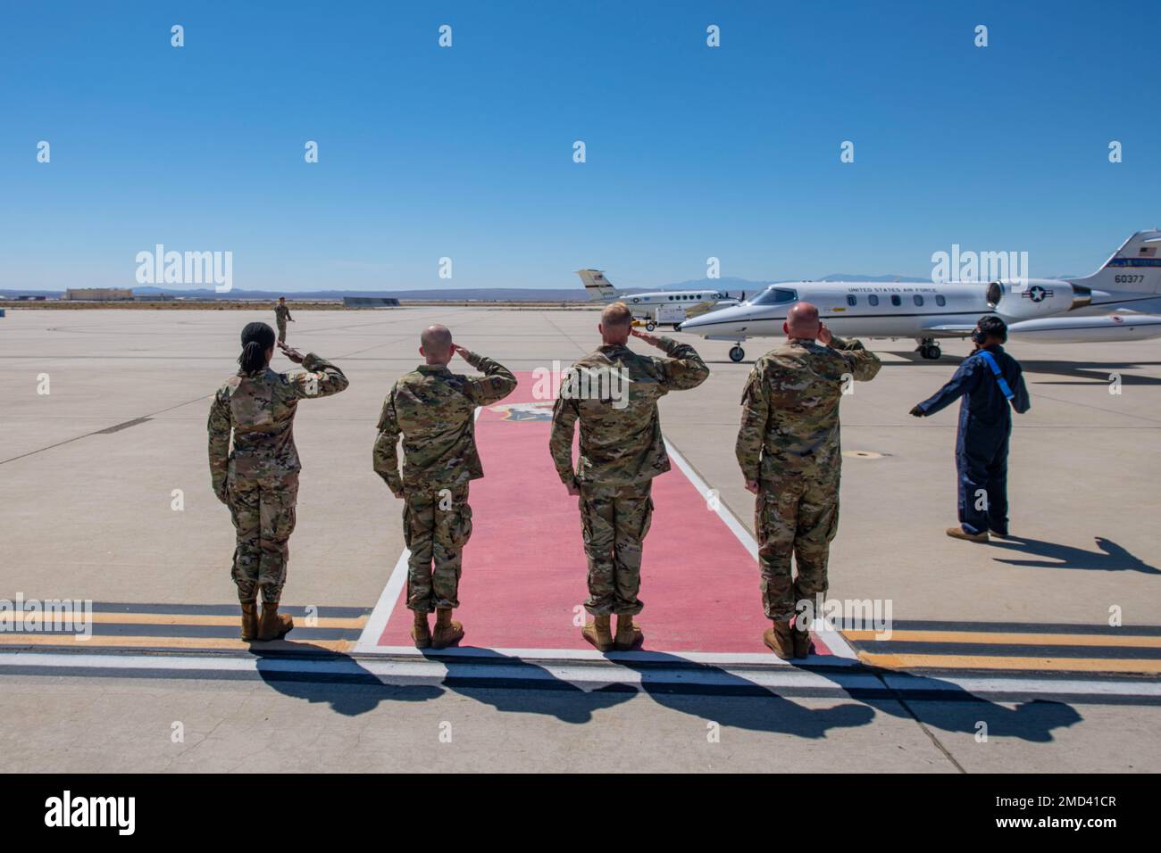 (From left) Chief Master Sgt. Denisha Ward-Swanigan, 412th Test Wing ...
