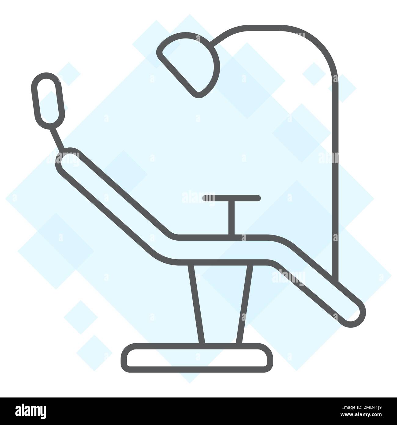 Dentist chair thin line icon, stomatology and dental, surgery sign ...