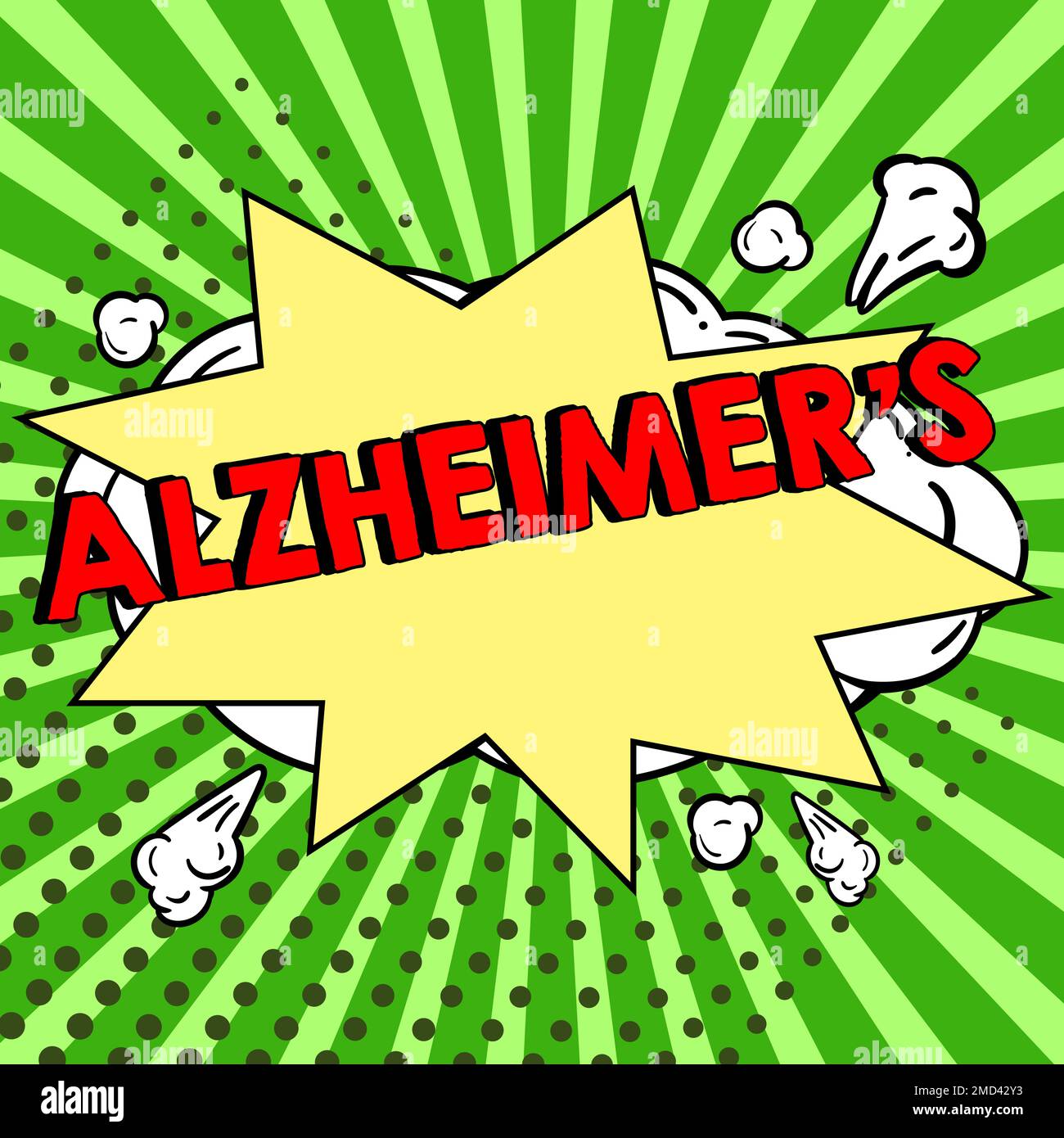 Conceptual display Alzheimer's. Concept meaning Progressive mental ...