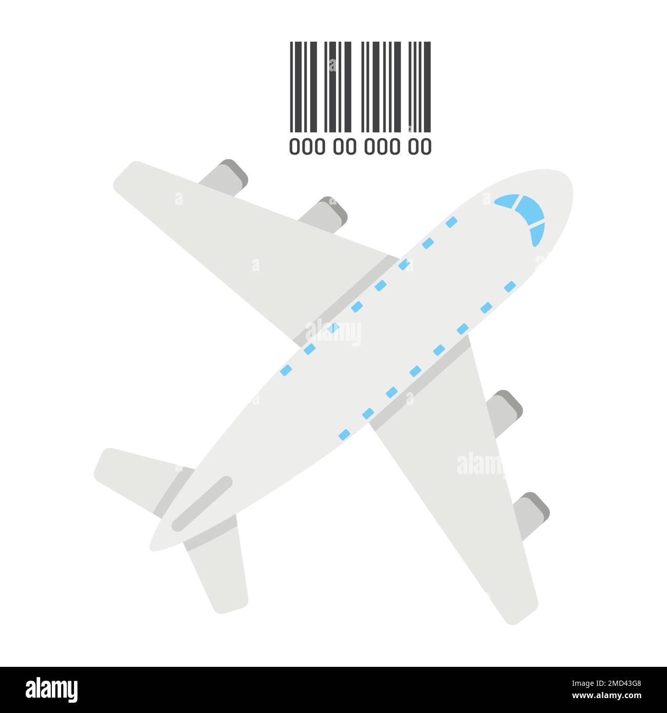 Airline cargo container Stock Vector Images - Alamy