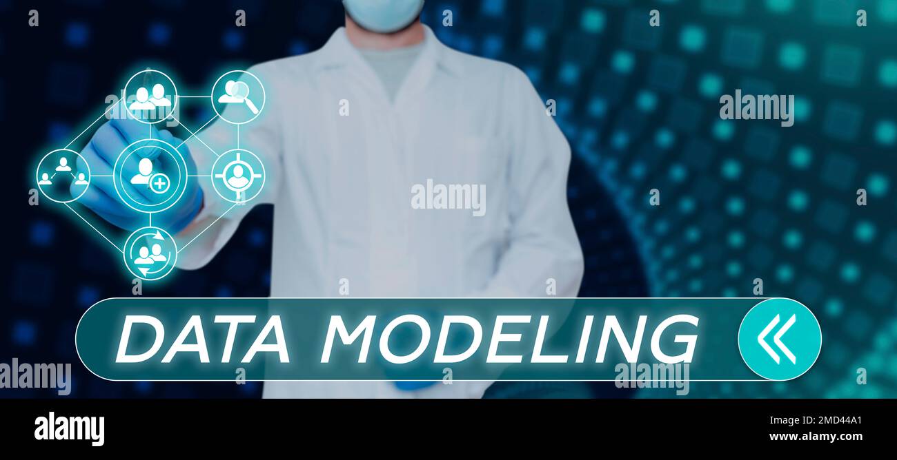 Conceptual caption Data Modeling. Conceptual photo process of ...