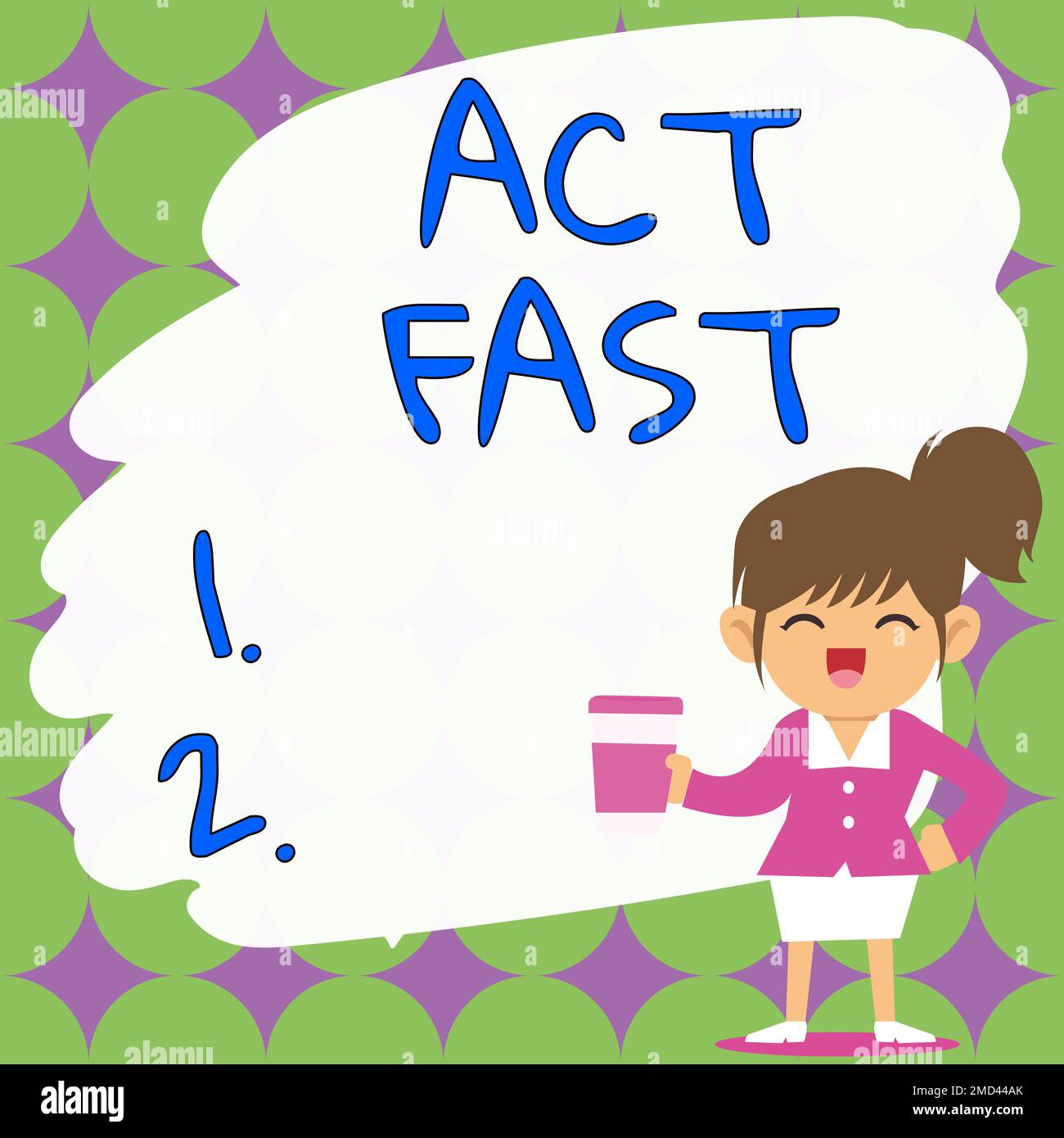Conceptual display Act Fast. Conceptual photo Voluntarily move in the ...