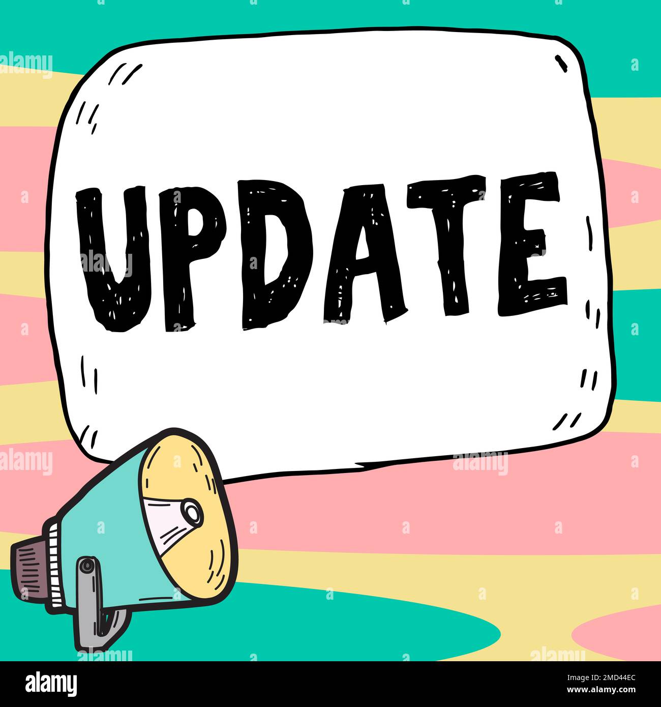 Hand writing sign Update. Business showcase Up to date Make something more modern or updated ...