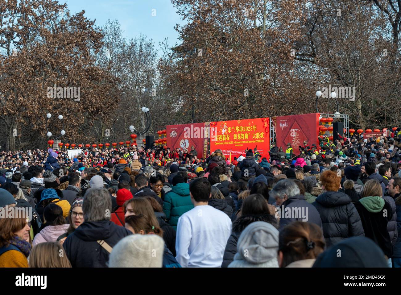 Milan, Italy, 21 January 2023 - Happy chinese new year 2023 year of the ...