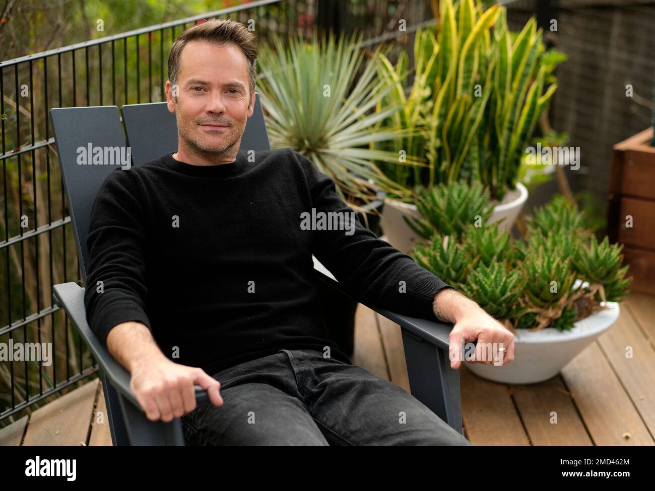 Actor Barry Watson poses for a portrait at home, Friday, Oct. 22, 2021 ...