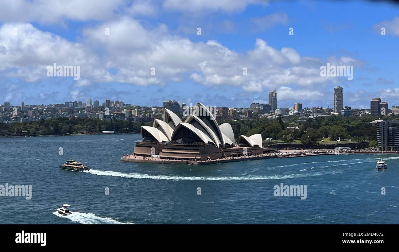 A view of the Opera house in Sydney Stock Photo - Alamy