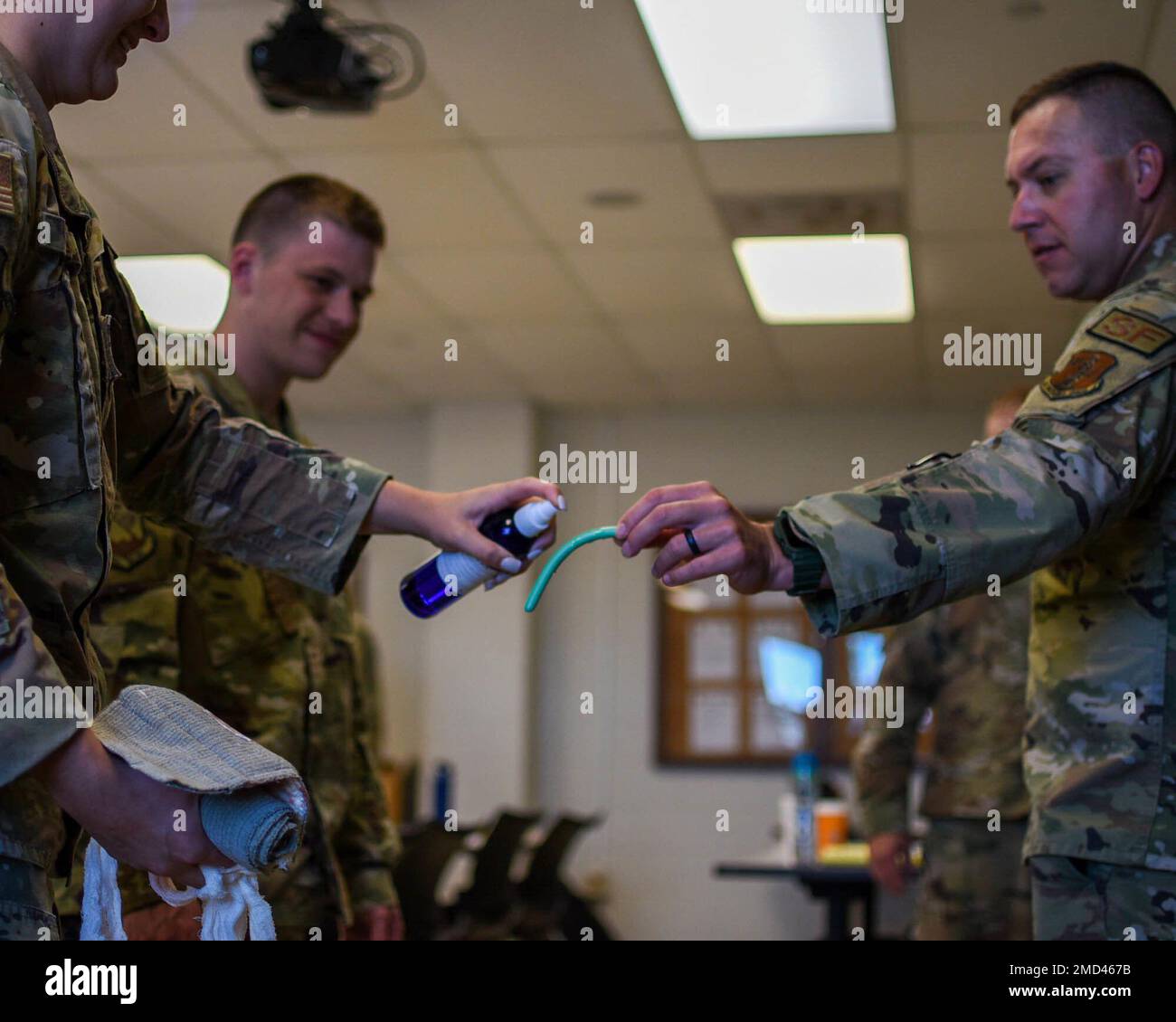 U.S. Air Force Senior Airman Teagan Law, a Security Forces Airman with ...