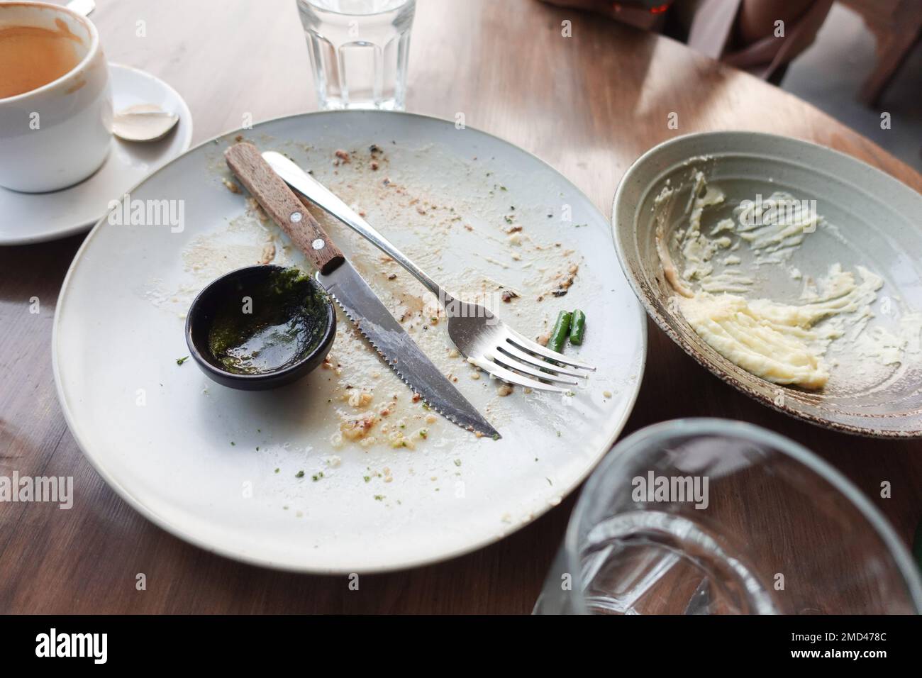 Empty plate after eating hi-res stock photography and images - Alamy