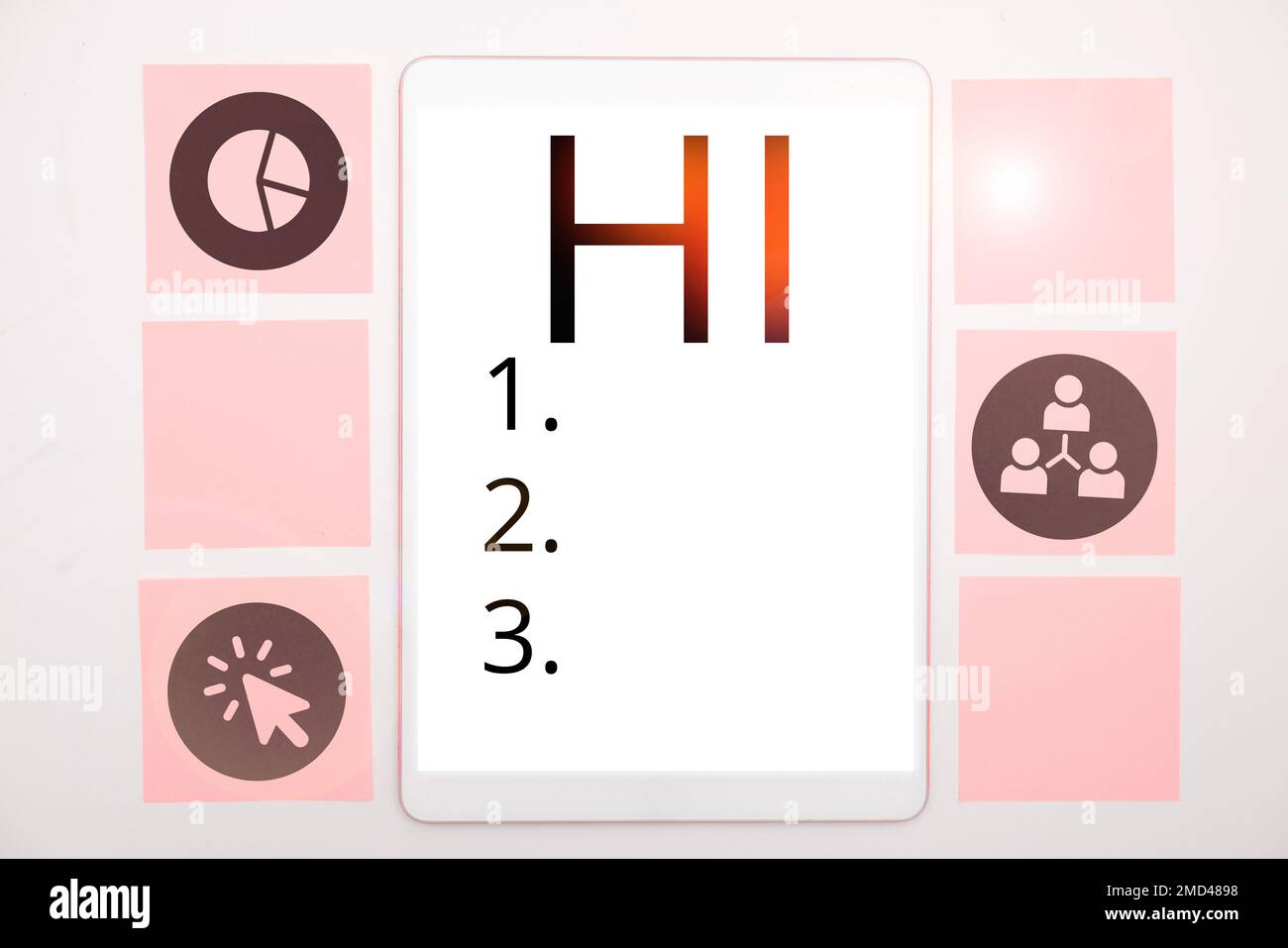 Inspiration showing sign Hi, Business approach used as a greeting or to ...