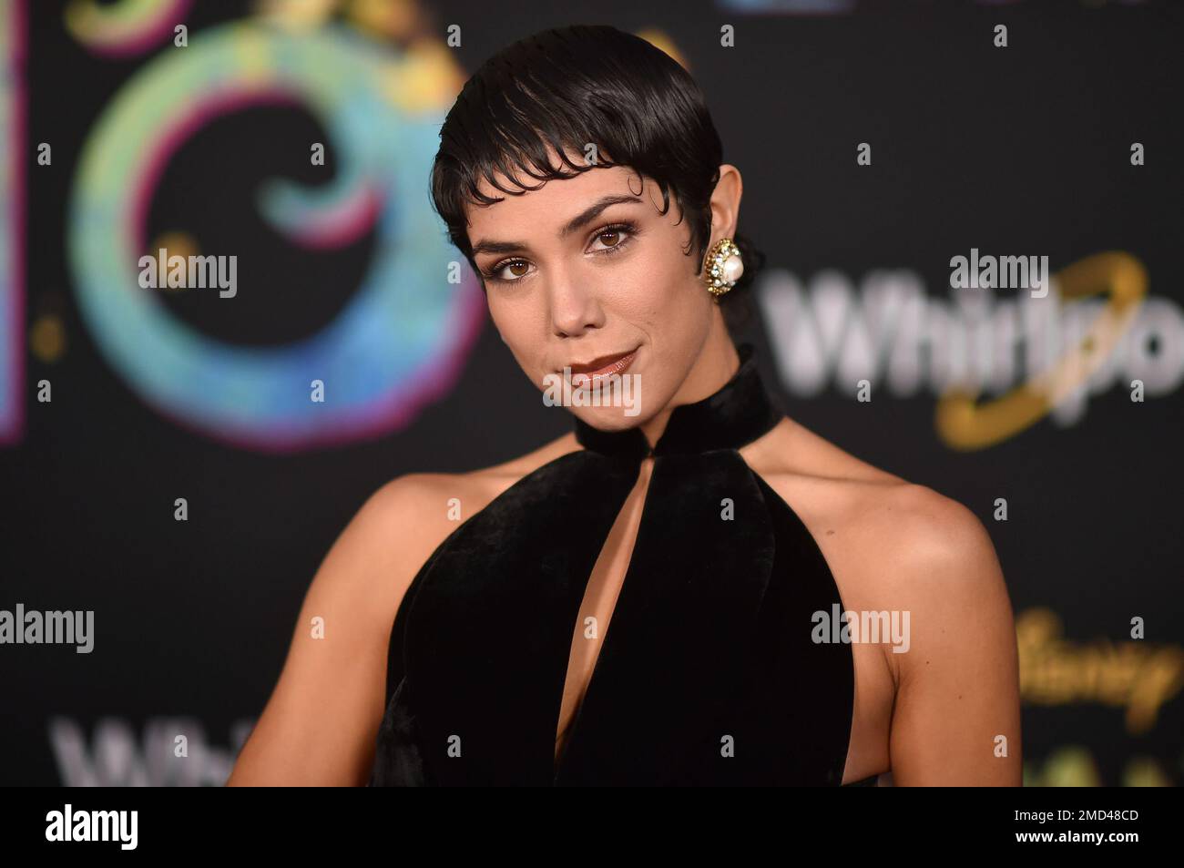 Jessica Darrow arrives at the premiere of "Encanto" on Wednesday, Nov ...
