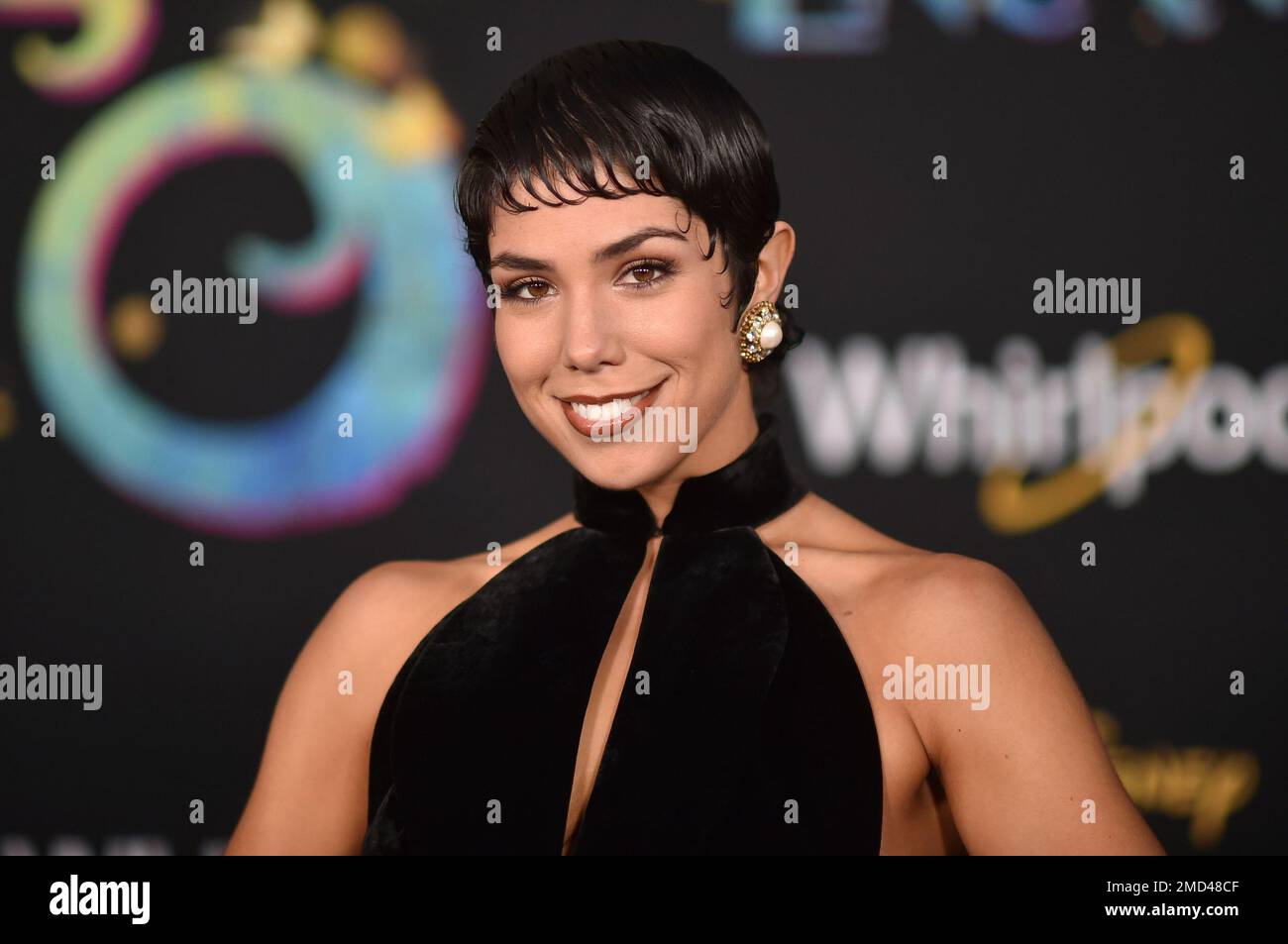 Jessica Darrow arrives at the premiere of "Encanto" on Wednesday, Nov ...