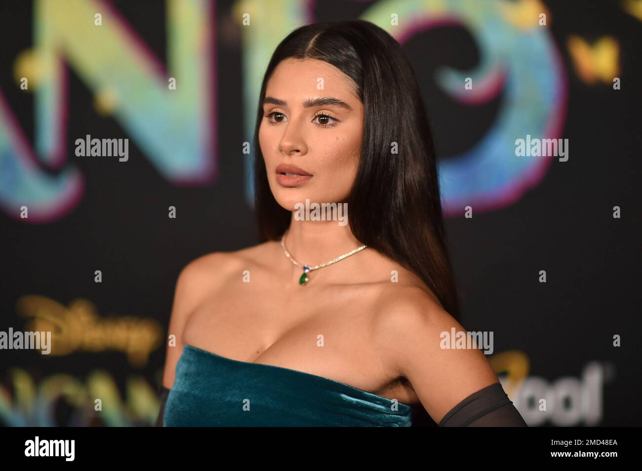 Diane Guerrero arrives at the premiere of "Encanto" on Wednesday, Nov ...