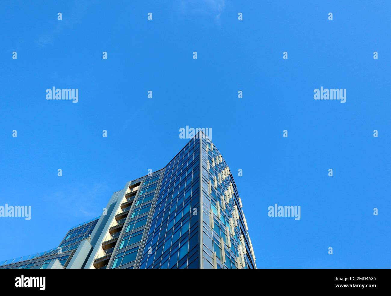 A high rise modern office block on the promenade between Otterspool and ...