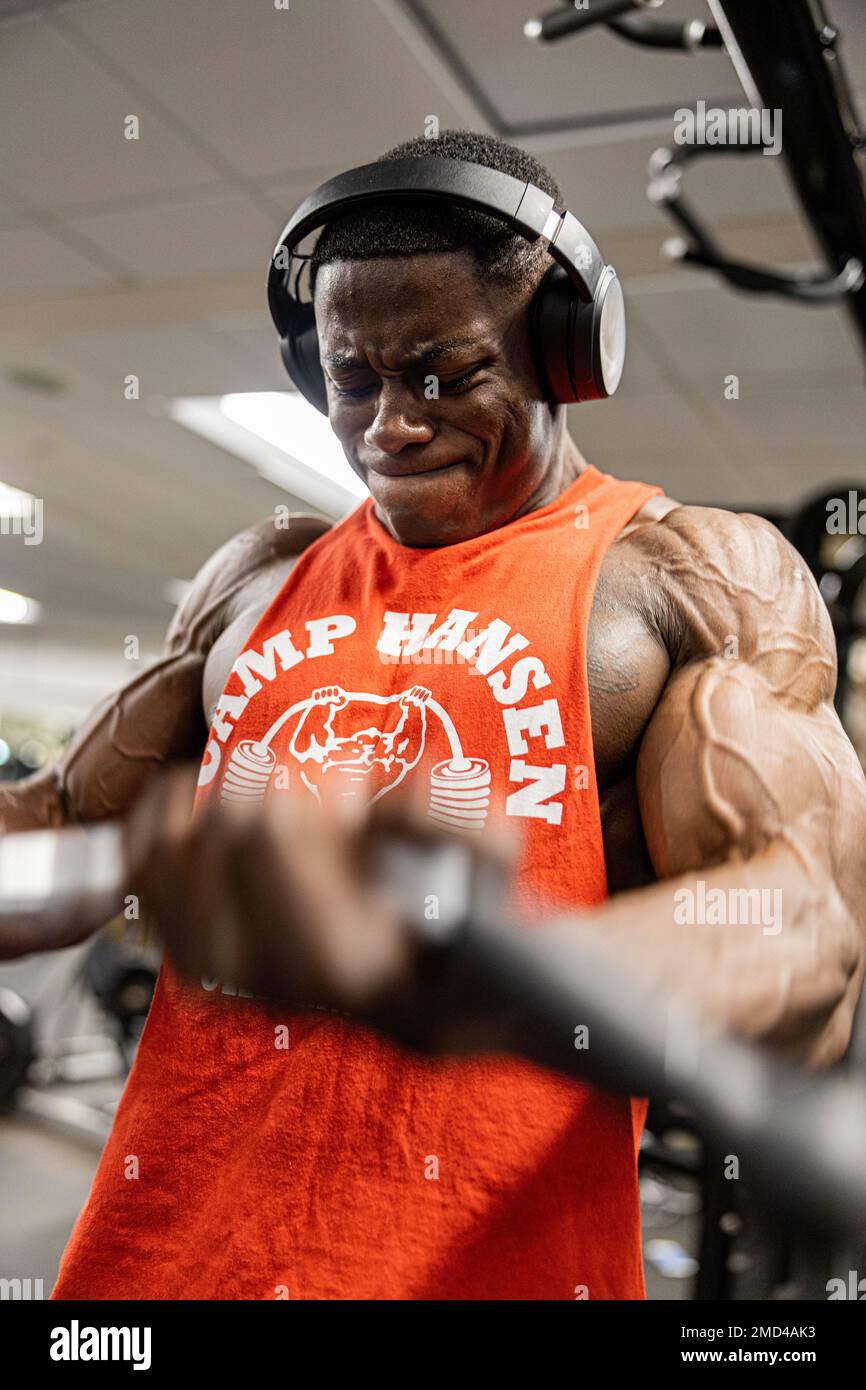 U.S. Marine Corps Cpl. Jason Joseph, a military police officer with ...