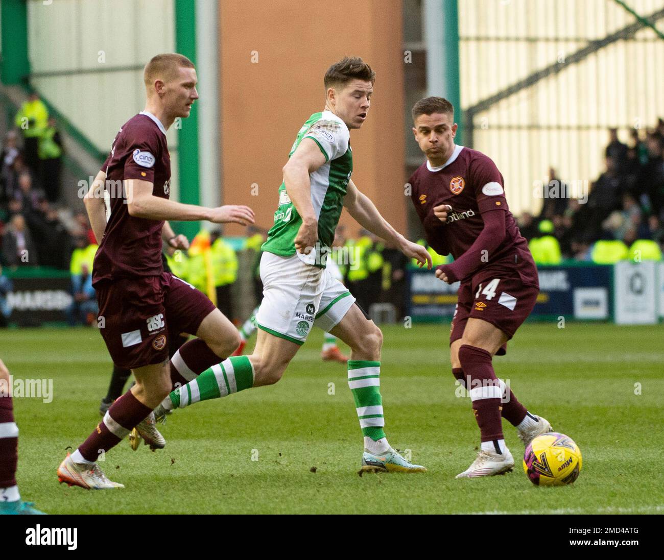 Edinburgh, UK. 22nd Jan, 2023. Scottish Cup - Hibernian FC v Heart of ...