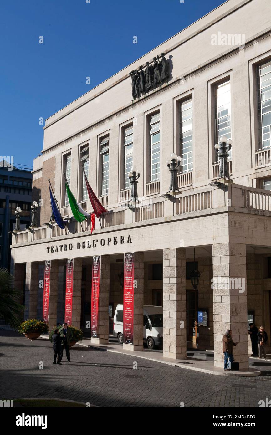 Opera house building in Rome Stock Photo - Alamy