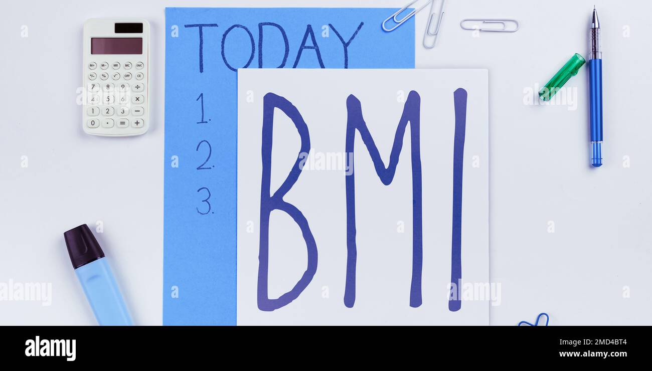 Conceptual caption Bmi, Internet Concept Method of estimating body fat ...