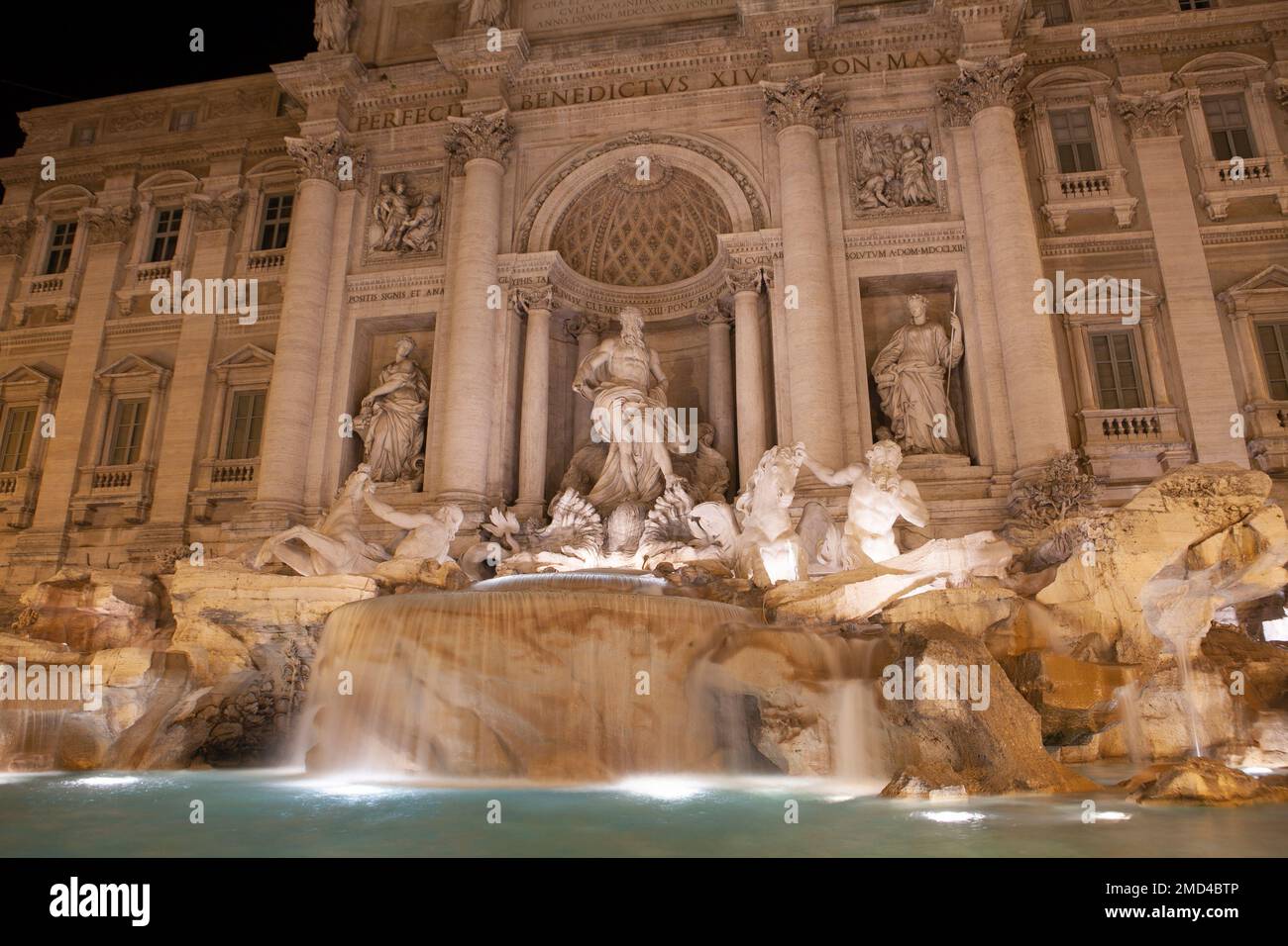 The Fontana di Trevi is one of the largest monumental fountains of the ...