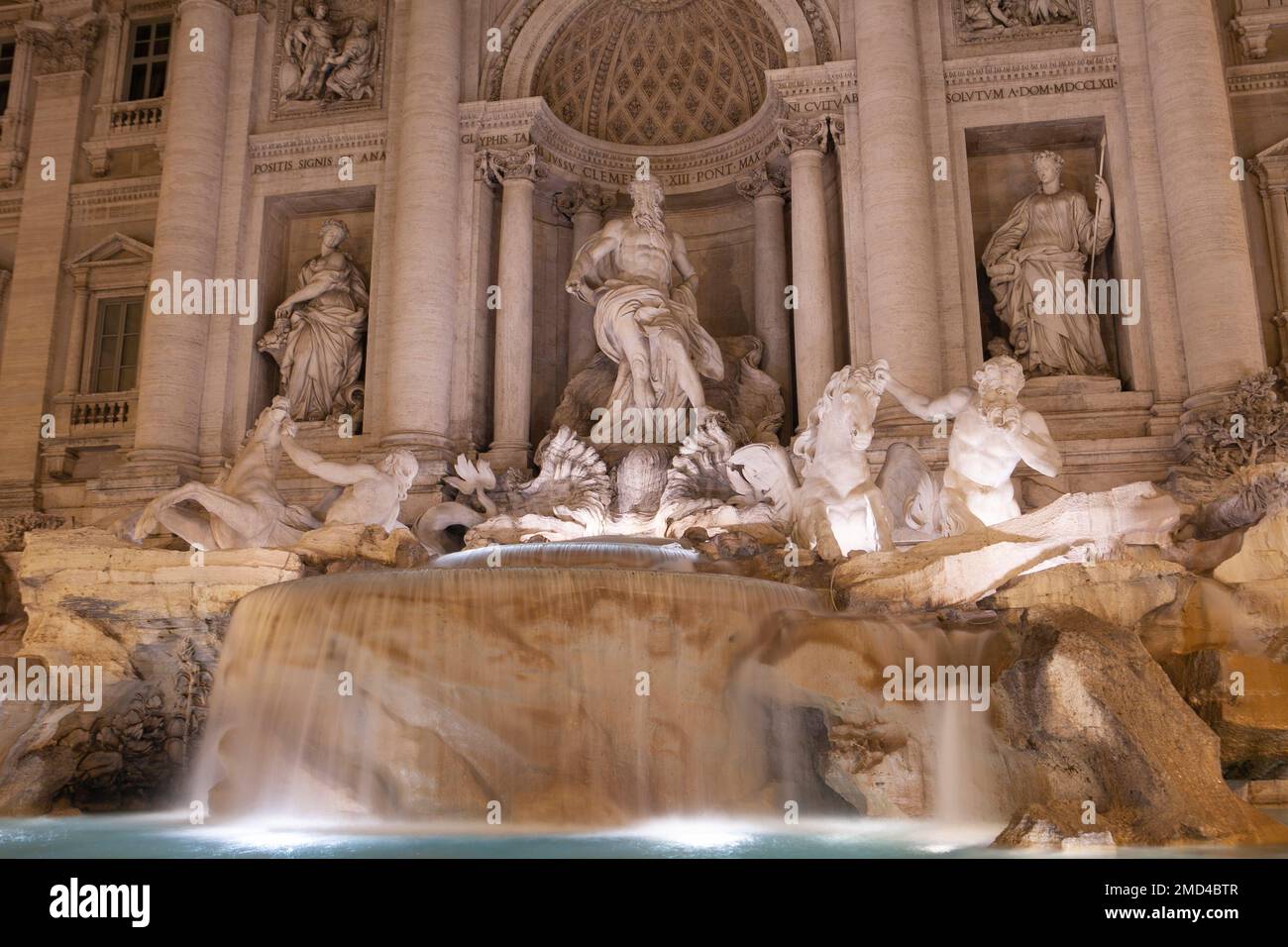 The Fontana di Trevi is one of the largest monumental fountains of the ...