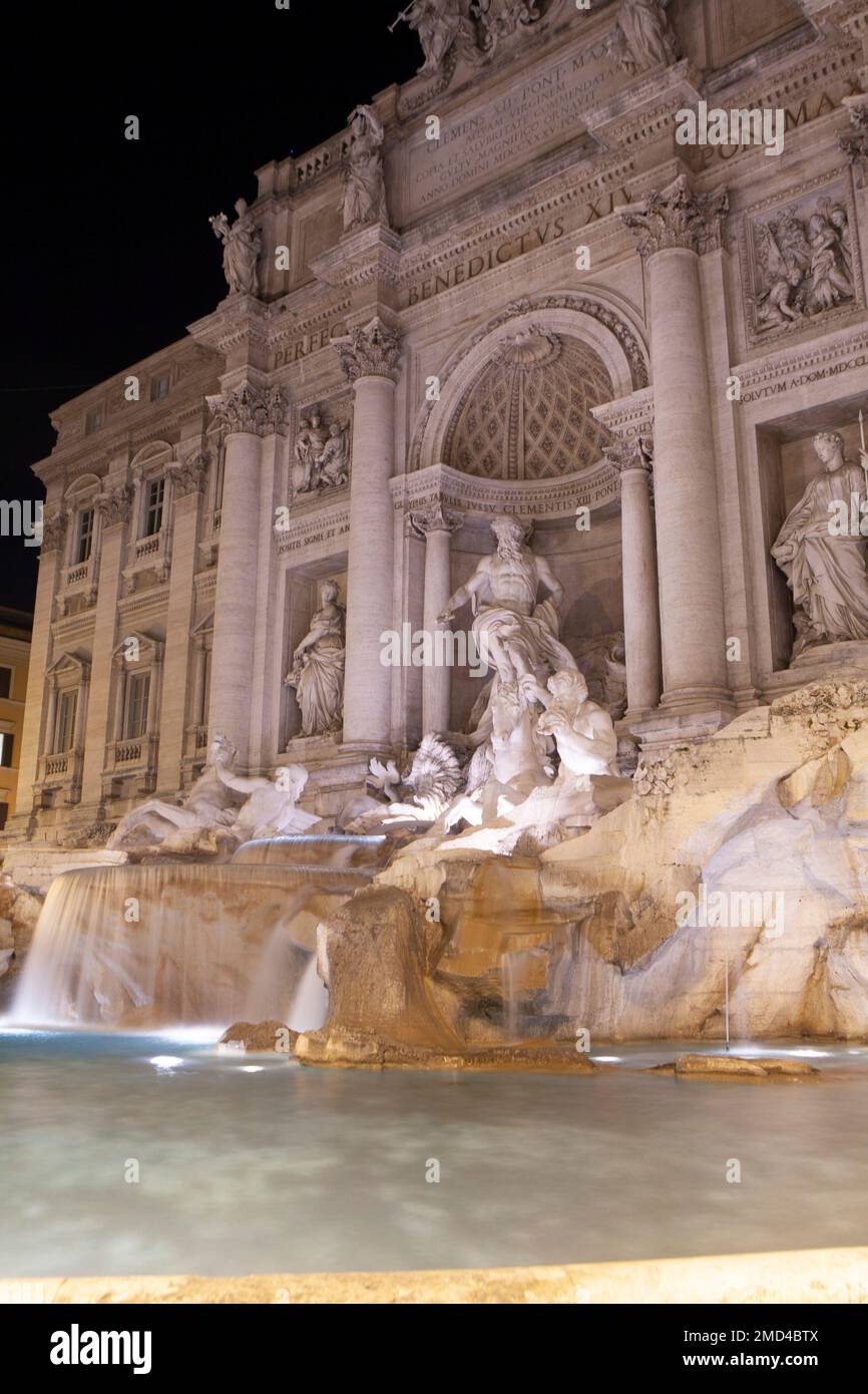 The Fontana di Trevi is one of the largest monumental fountains of the ...