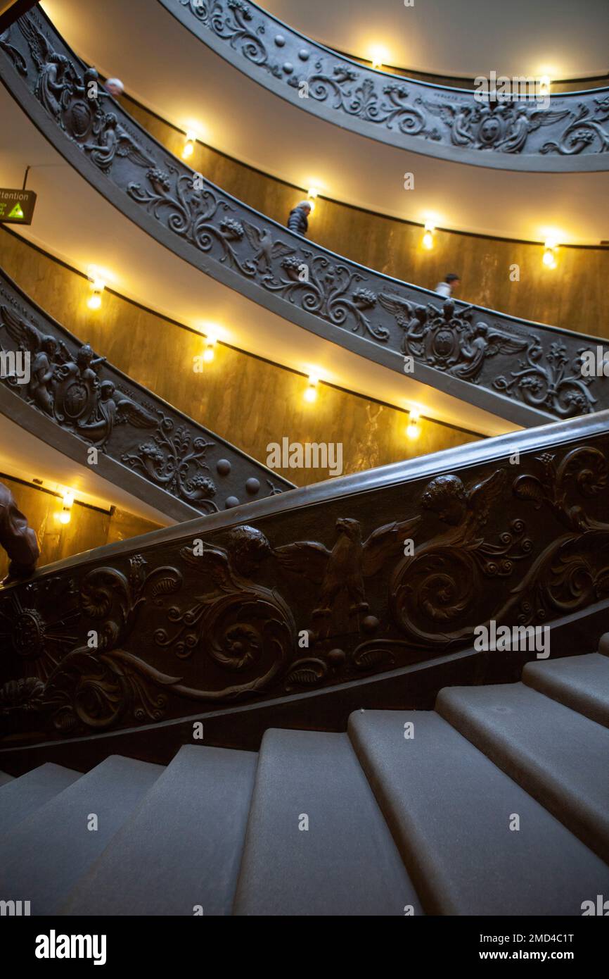 The Bramante Staircase is in the Vatican Museums Stock Photo - Alamy