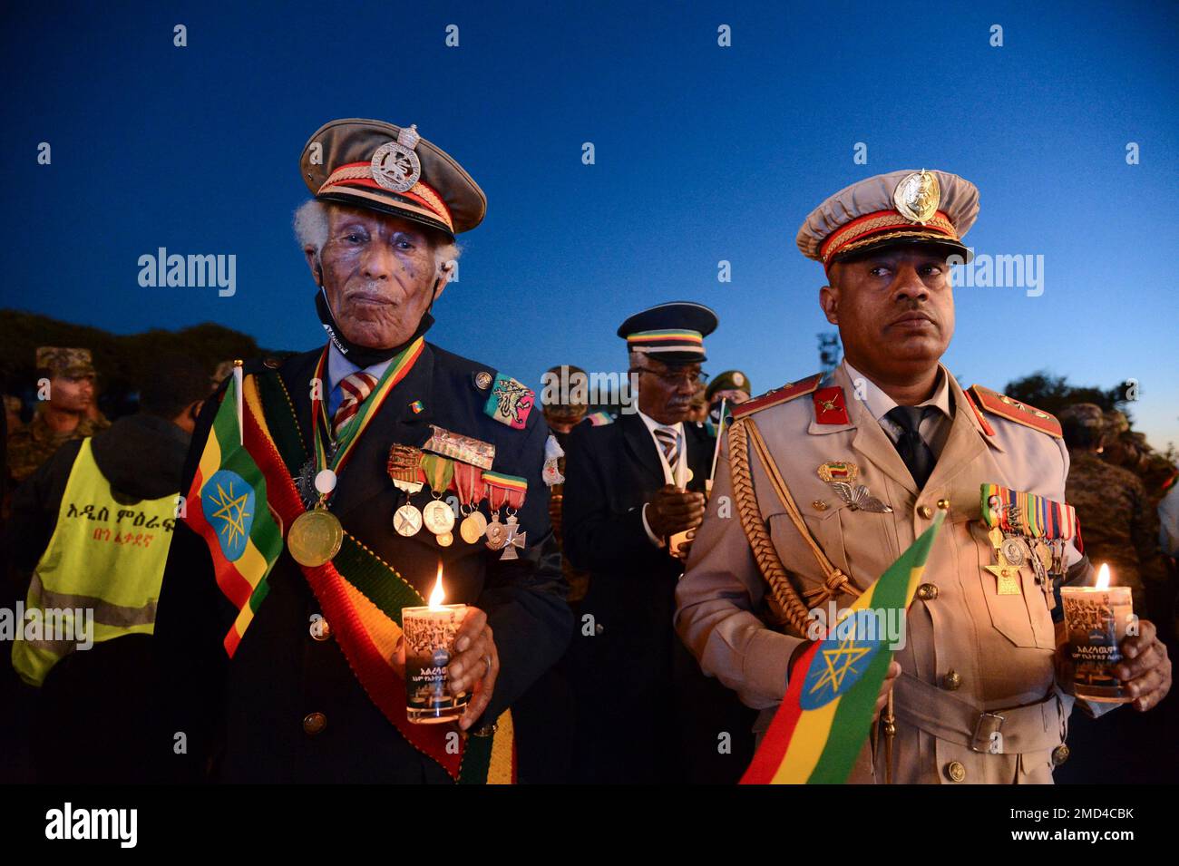 Current and former Ethiopian military personnel and the public ...