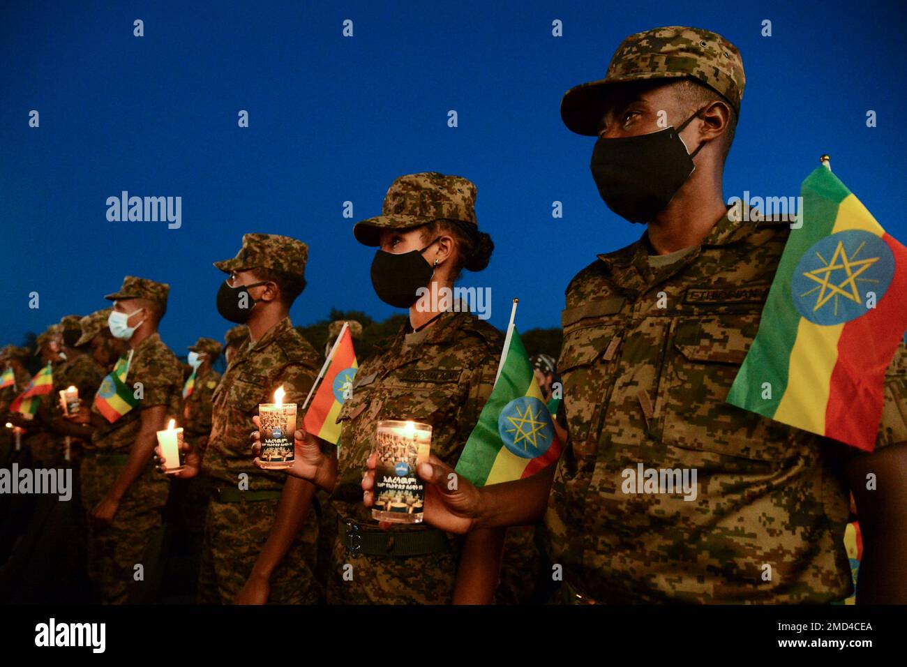 Current and former Ethiopian military personnel and the public ...